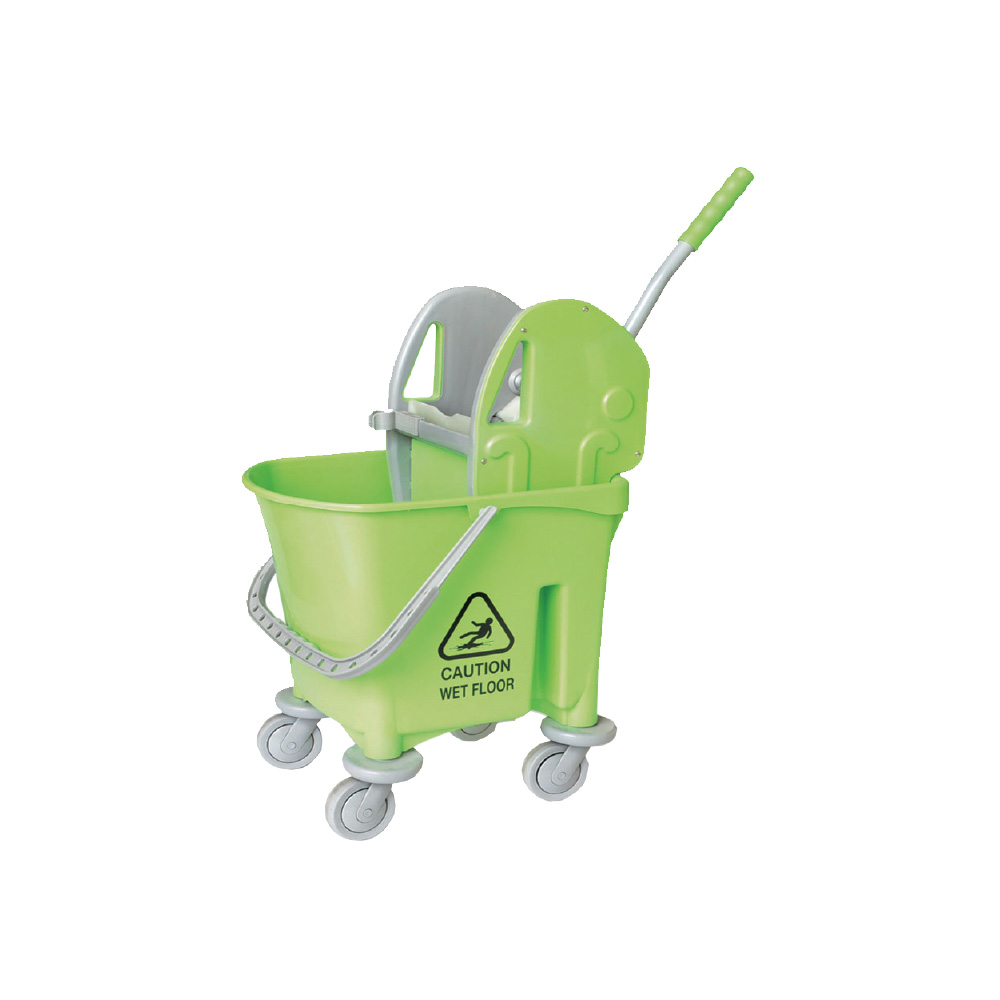 Green Italy Single Mop Bucket - 22L (Down Press) | Mopping Bucket
